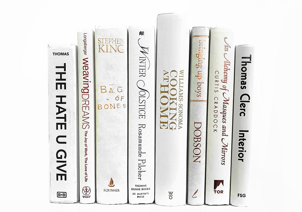 Bundle of White Decorative Books BY THE BOOK White Books with | Etsy