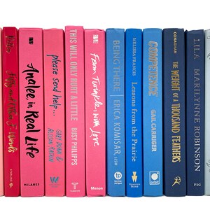 Bundle of Pink Decorative Books by the Foot Color Bundle Pink and ...