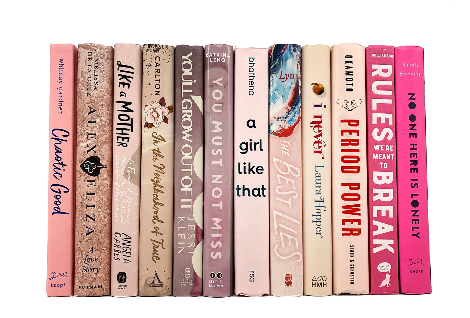 Bundle of Pink Decorative Books by the Foot Color Bundle | Etsy