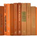 Bundle of Decorative Books by Color Bundle Orange, Red and Coordinating ...