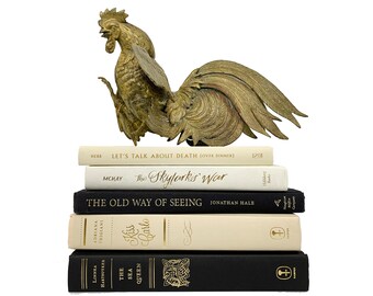 Bundle of Black Beige Ivory Decorative Books Books for | Etsy