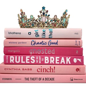 Bundle of Pink Decorative Books by the Foot Color Bundle Pink and ...