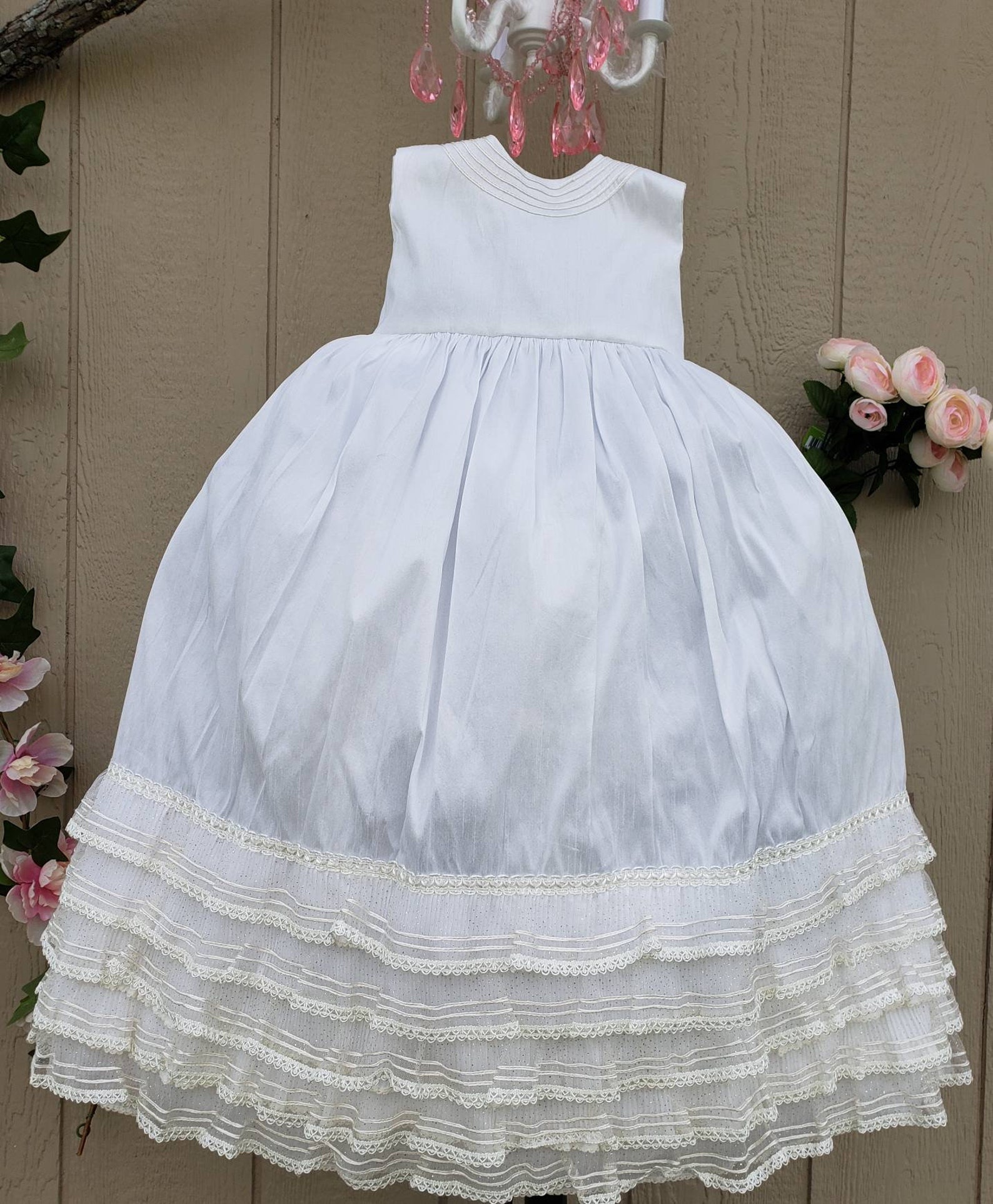 Baptism Baby Girl Dress - Etsy