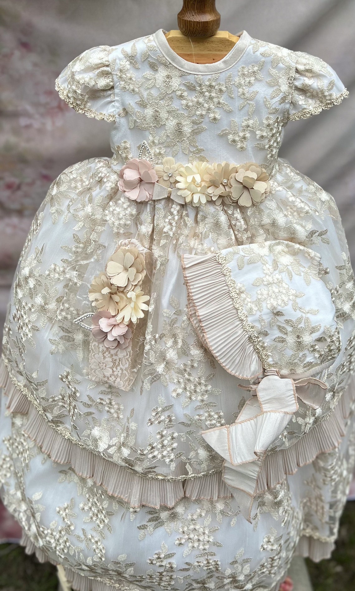 Baptism Baby Girl Dress - Etsy