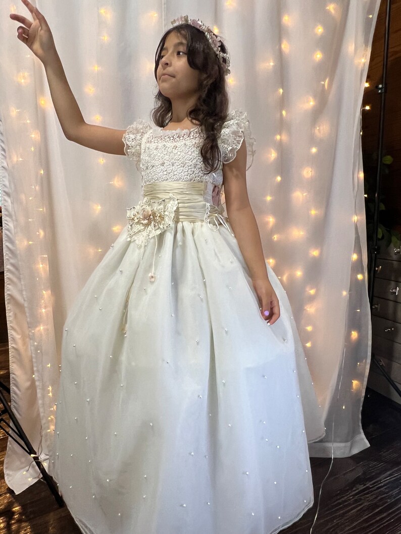Girls Dress Communion - Etsy