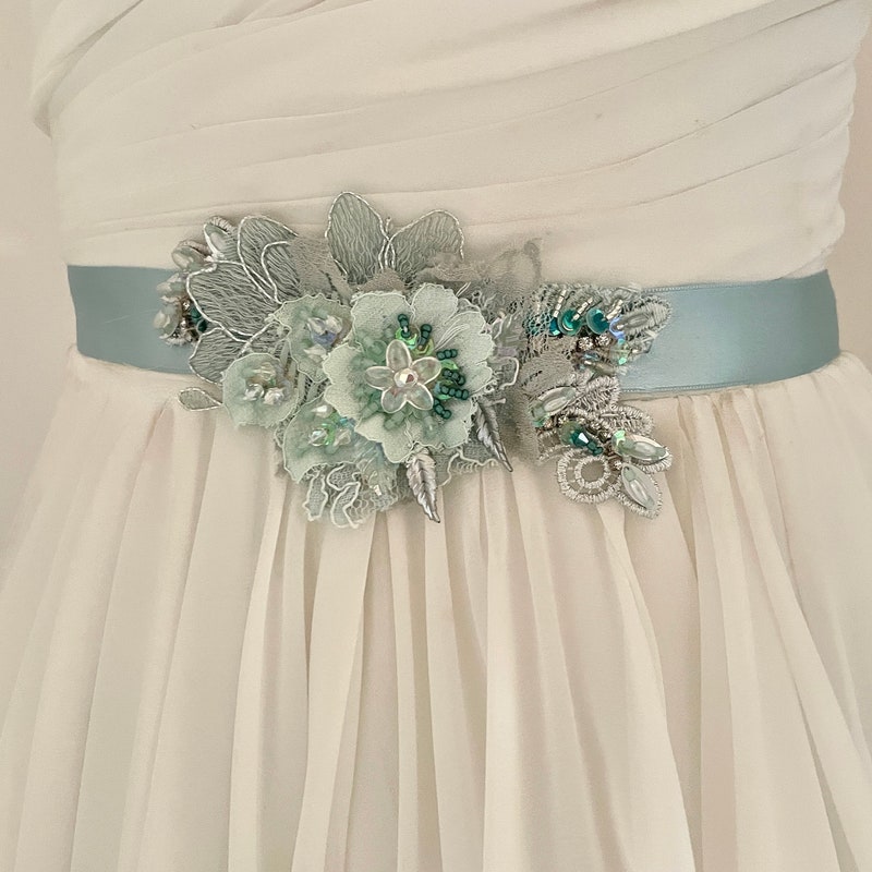 Beaded Bridal Sash - Etsy
