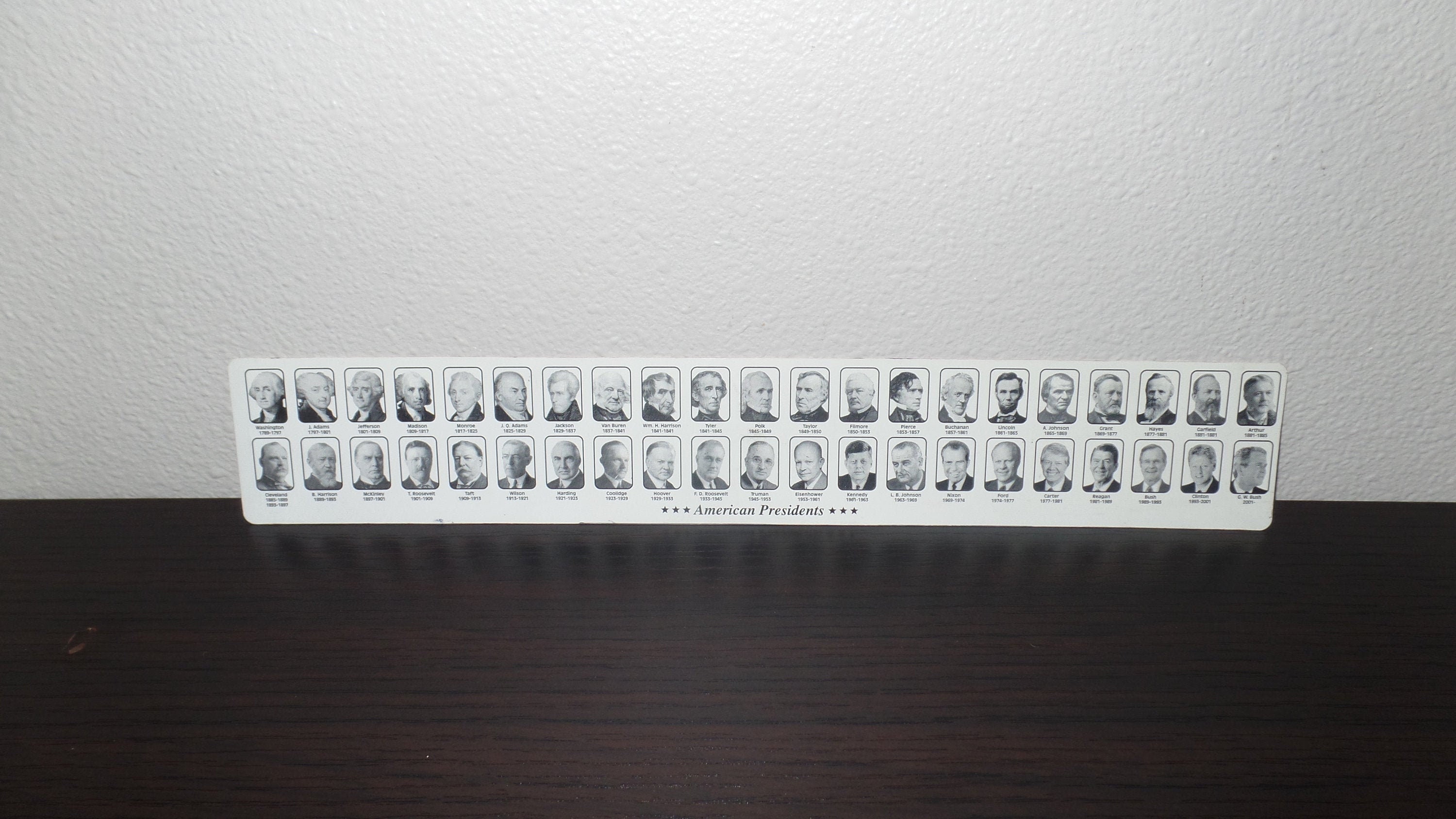 Vintage American Legion Ruler American Presidents 1789 | Etsy