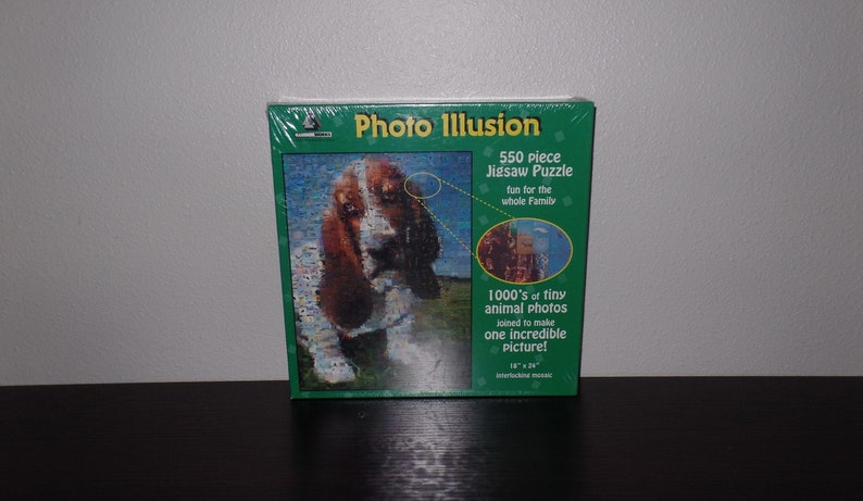 Photo Illusion 550 Piece Jigsaw Puzzle by Ironworks | Etsy