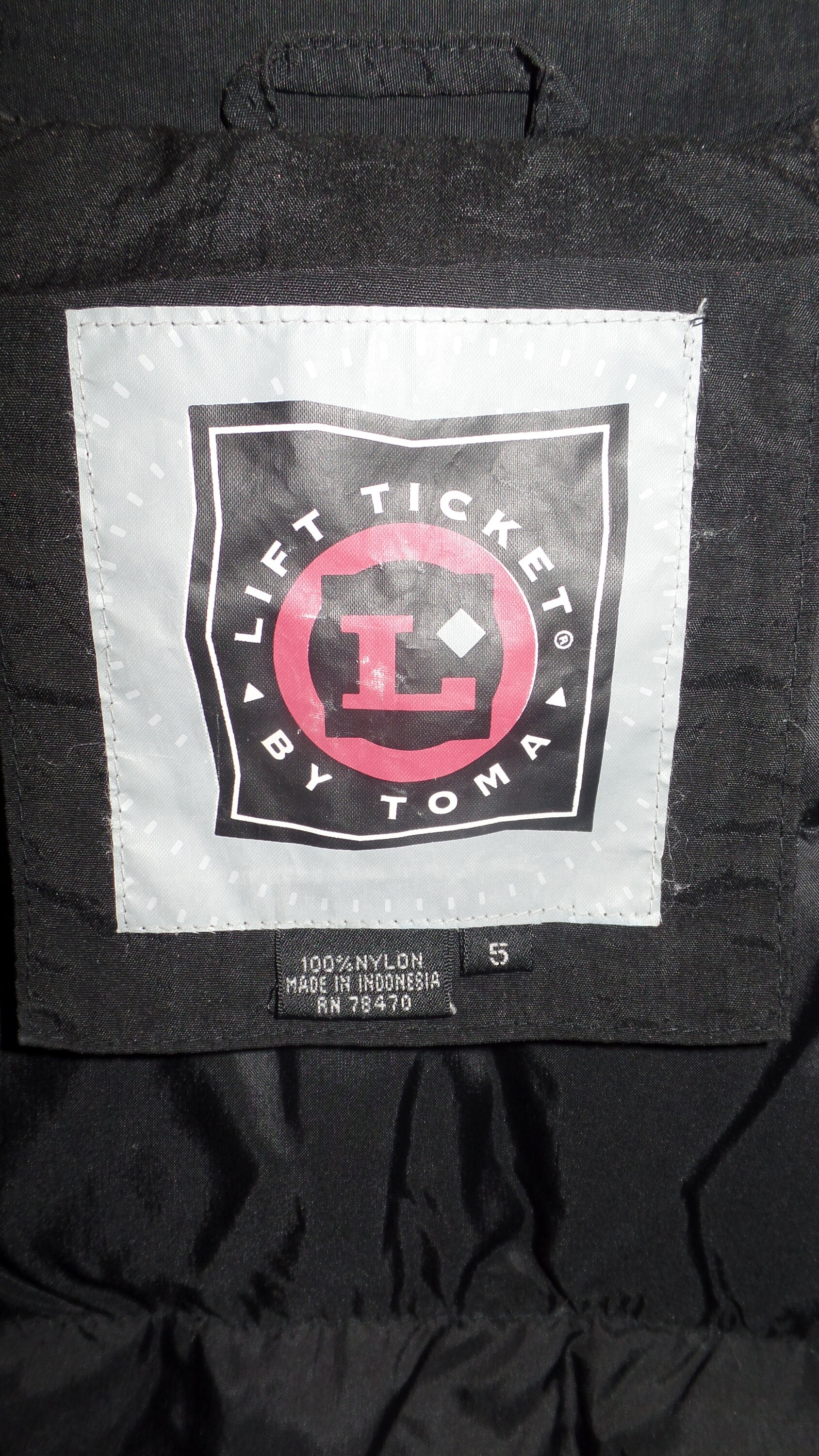 Vintage Lift Ticket Green Down Vest by Toma Children's | Etsy