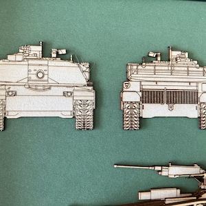 M1A2 Abrams Wood Model - Etsy