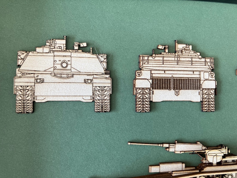 M1A2 Abrams Wood Model - Etsy