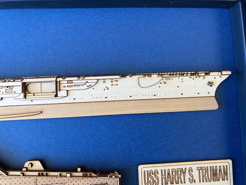 USS Harry S, Truman (CVN-75) Wood Model - Etsy