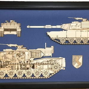 M1A1 Abrams Wood Model - Etsy
