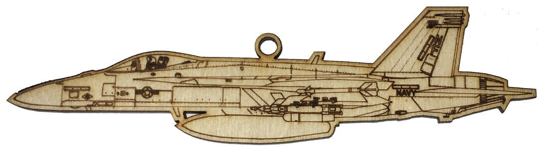 F/A-18E Super Hornet Wood Christmas Ornament - Etsy