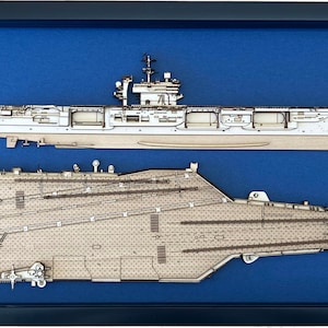 USS Theodore Roosevelt (CVN-71) Wood Model - Etsy