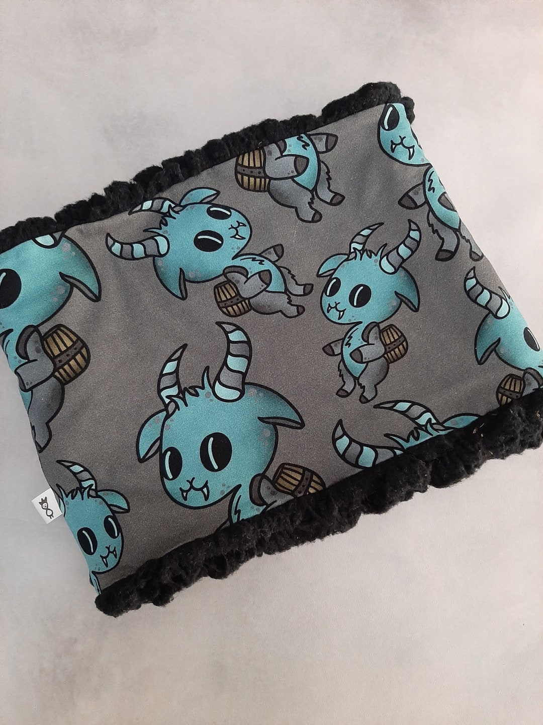 Fluffy Kawaii Krampus Kids Snood Cute Krampus Alt Christmas - Etsy