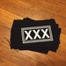 Straight Edge Patch XXX SXE Canvas DIY | Etsy
