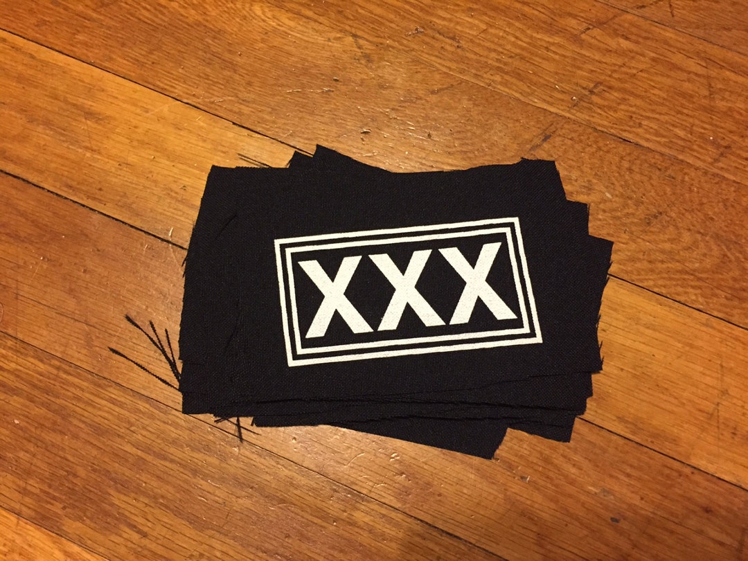Straight Edge Patch XXX SXE Canvas DIY - Etsy.de