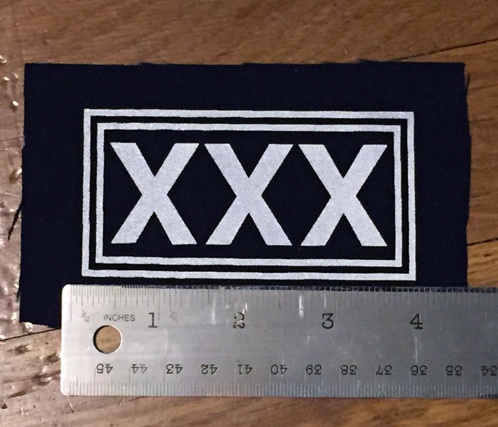Straight Edge Patch XXX SXE Canvas DIY - Etsy