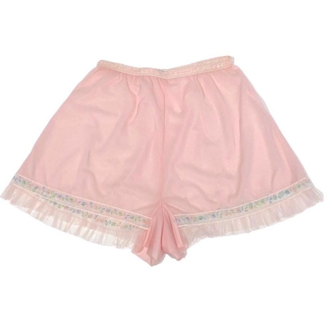Vintage 50s Rare Rogers Run Proof Nylon Tricot Pink Tap Pants Panties ...