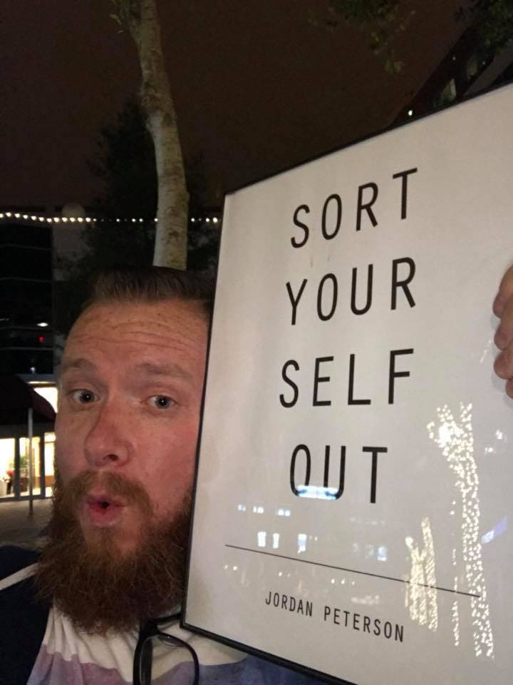 Typography Art sort YOURSELF Out Jordan Peterson Instant Download - Etsy