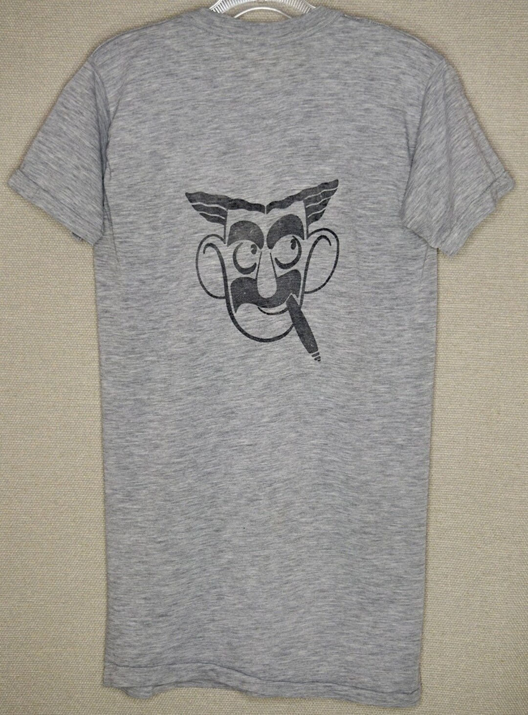 Rare Vintage Groucho Marx T-shirt, Gray With Groucho Marx Graphic on ...