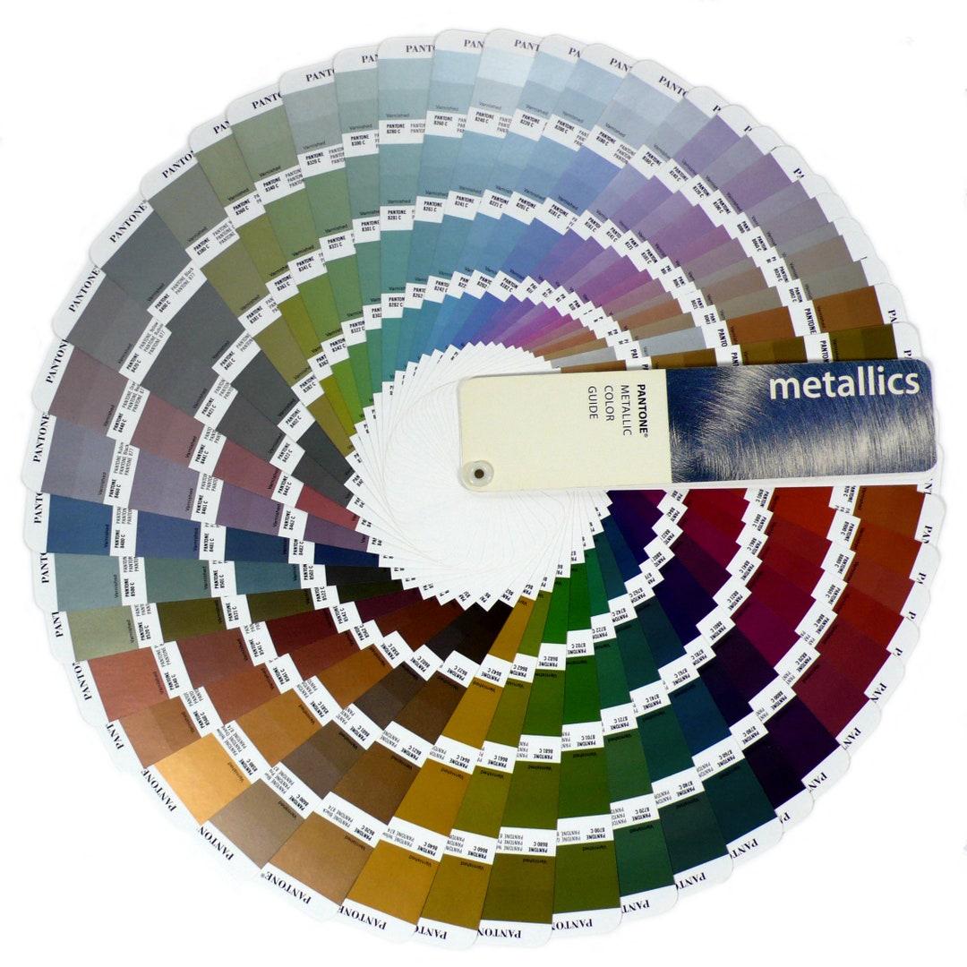 Pantone Metallic Color Guide / Swatch Fan 1996-1997 - Etsy