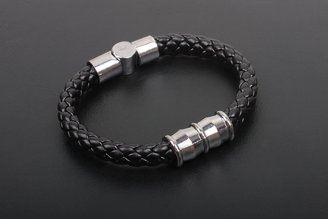 Men's Bracelet Simple Classic 20cm/7.87inch Retro Black - Etsy