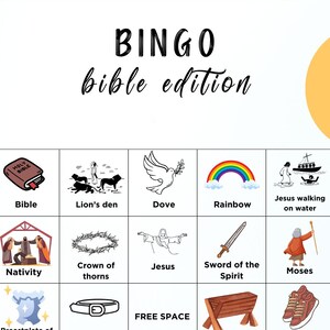 Bible Printable Games Games Printable Printables Church Bingo Bible ...