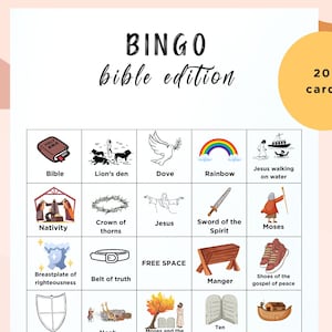 Bible Printable Games Games Printable Printables Church Bingo Bible ...