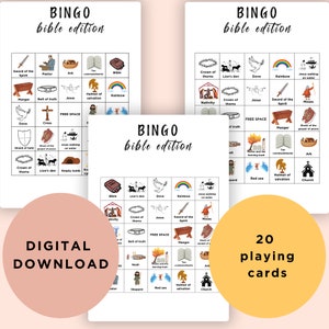 Bible Printable Games Games Printable Printables Church Bingo Bible ...