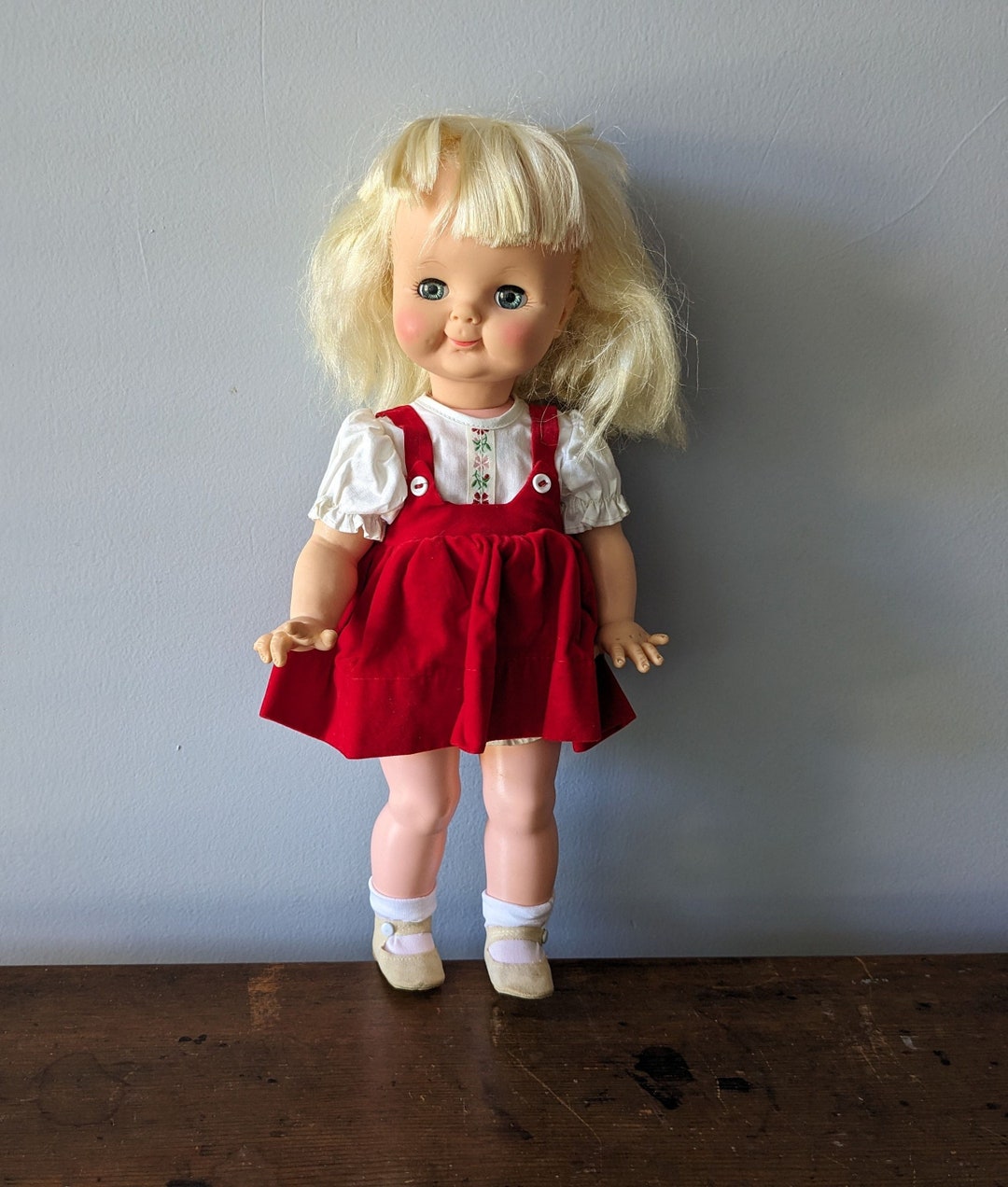 Original Effanbee Gumdrop Doll, 1962, Vintage, 16, Red & White Dress - Etsy