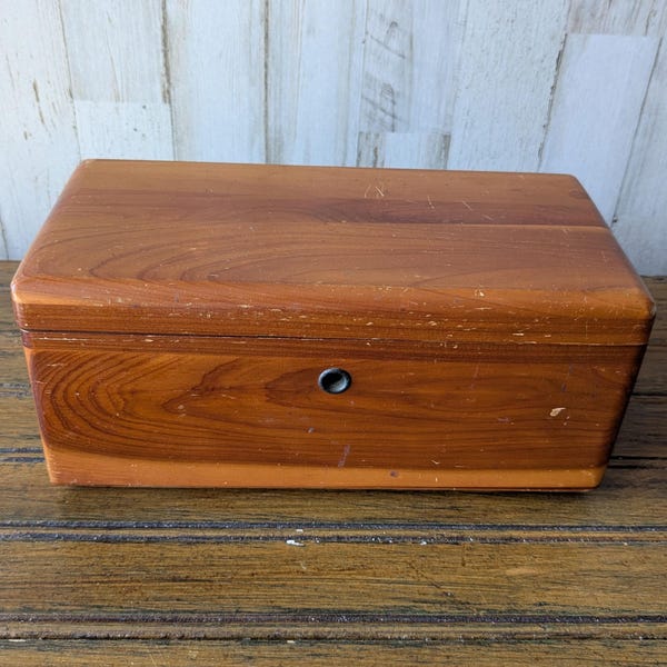 Lane Cedar Chest Jewelry Box - Etsy