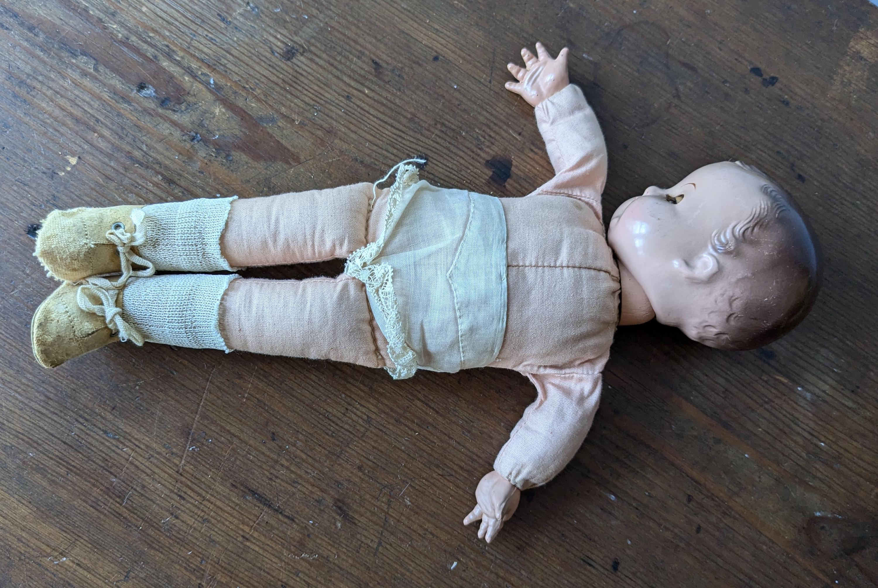Effanbee 11" Tommy or Mickey Doll, Composition & Cloth, Original Outfit ...