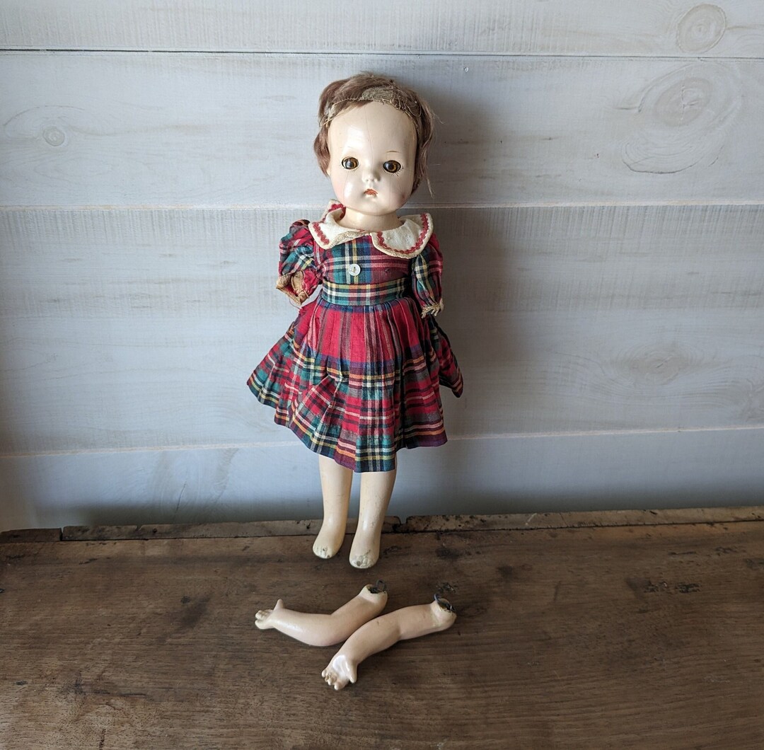 Jeannie Walker Composition Doll, 13 1/2 Tall, Vintage 1941 Madame ...