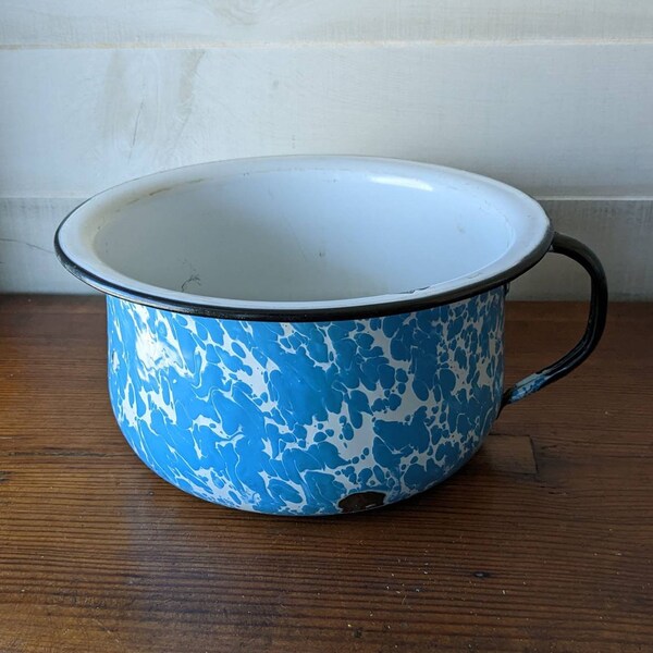 Enamel Chamber Pot - Etsy