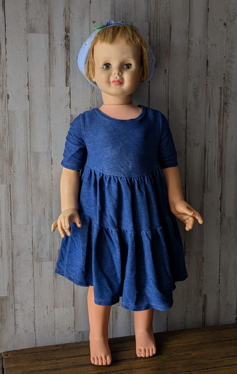 Vintage 34" Sayco Companion Doll, 1960s Patti Playpal Type, Big Toddler ...