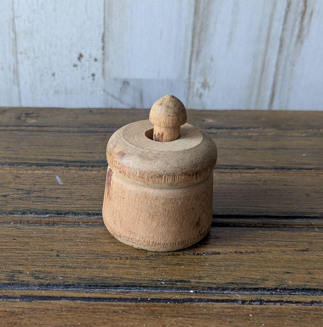 Miniature Star Butter Mold, Tiny Wood Press, Short & Squat, Kitchen ...