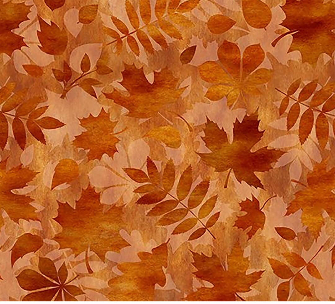 Autumn Celebration - 6AUT-1, in the Beginning - Leaves, Rust - Etsy