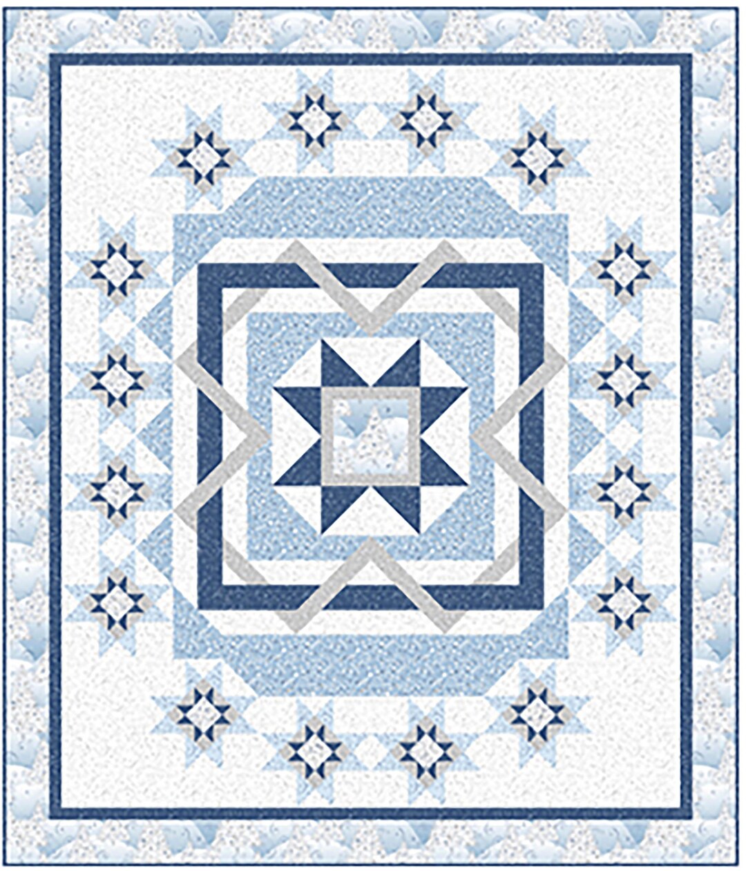 Winter Solstice Quilt Top, 59" X 69", QT Fabrics, Lap Quilt, Throw - Etsy