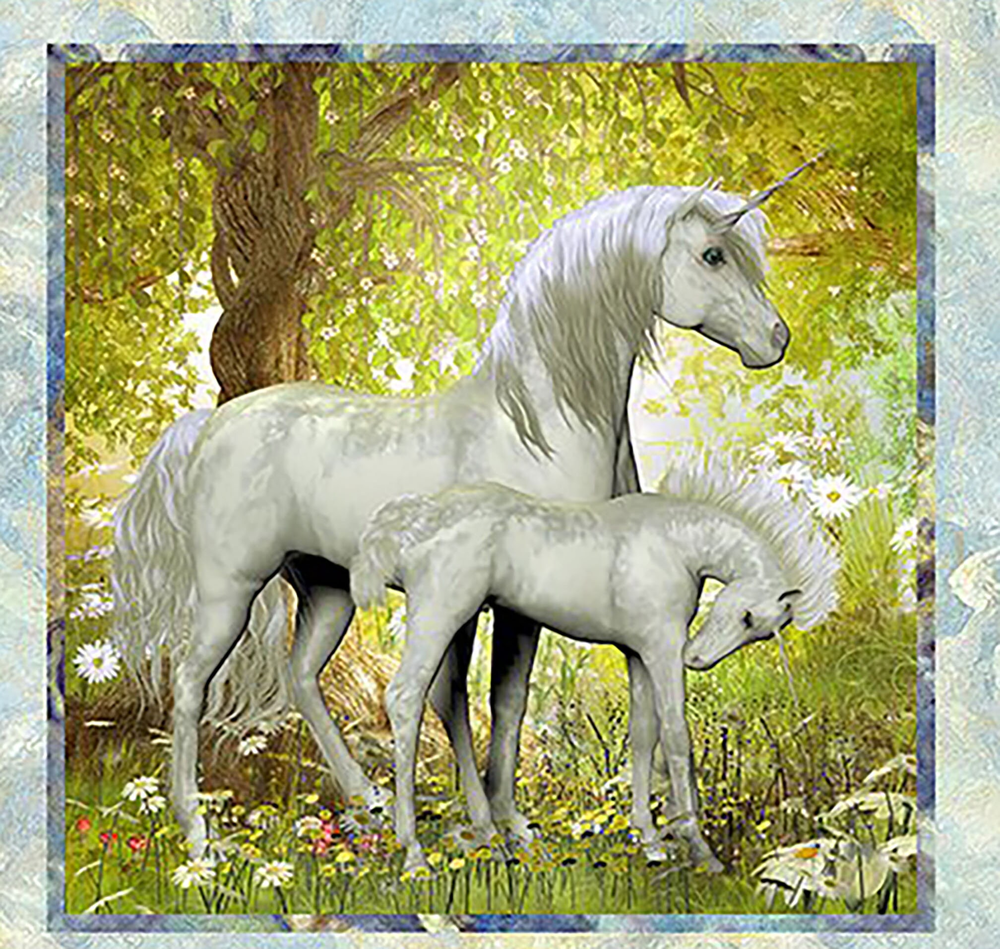 In the Beginning Unicorn Panel by Jason Yenter 2UN1 | Etsy