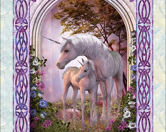 In the Beginning Unicorn Panel by Jason Yenter 2UN1 | Etsy