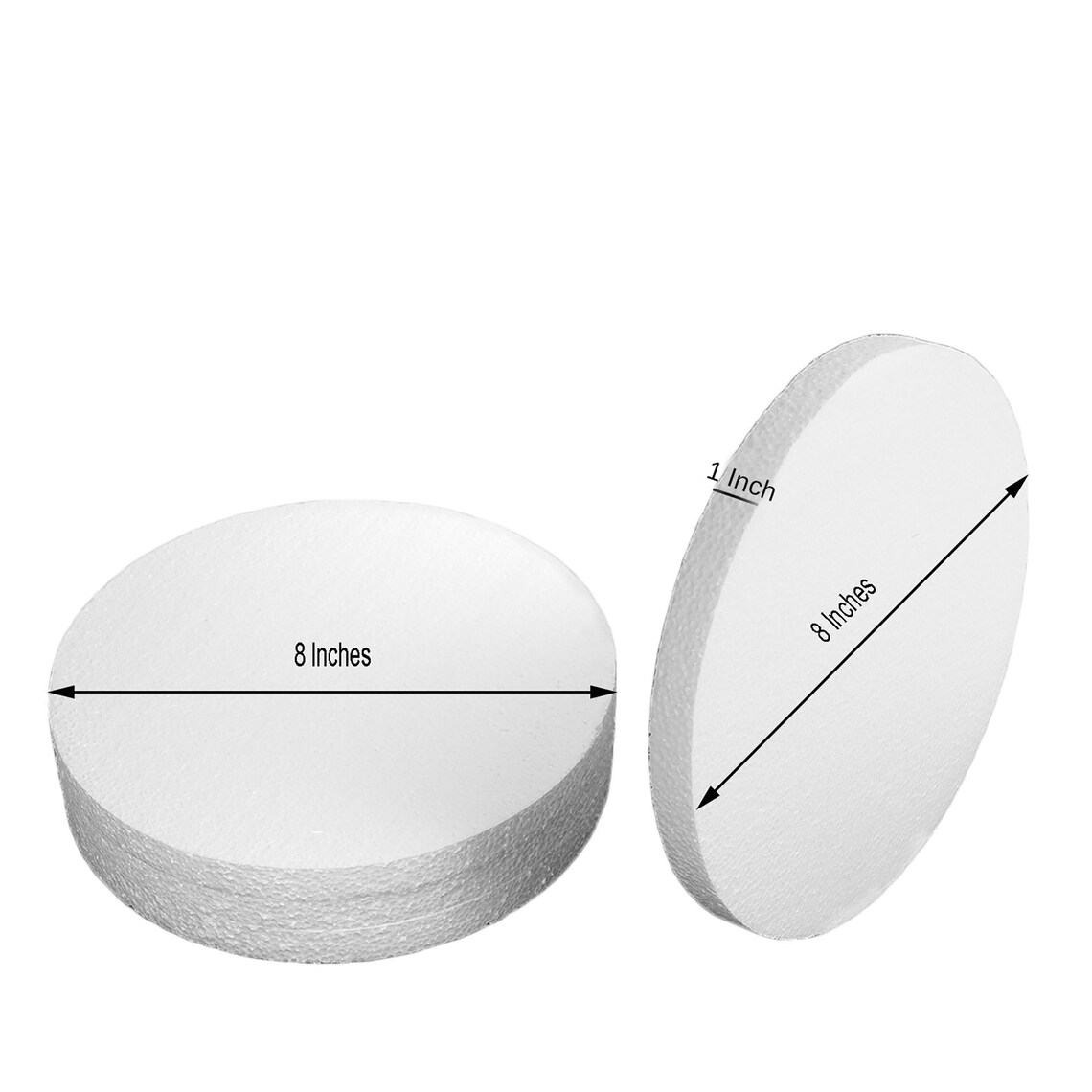 8in. Smooth Styrofoam Disk Form DIY Handmade Party Decoration | Etsy