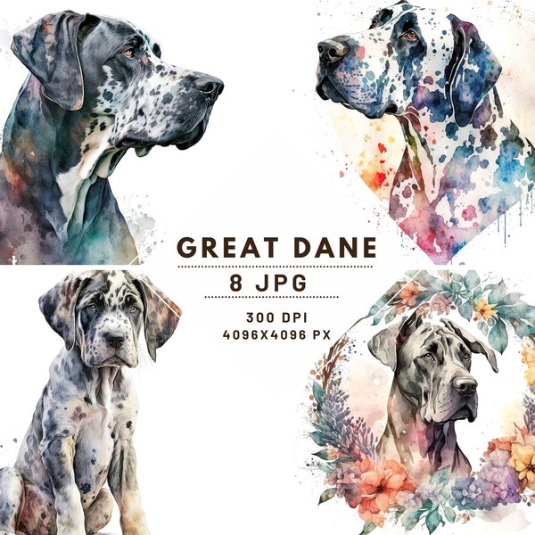 Great Dane Art - Etsy