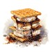 Watercolor Smores Clipart - 8 High-resolution Pngs for Scrapbooking ...