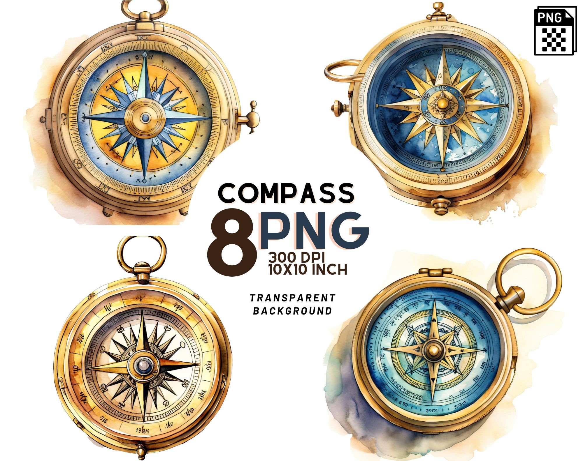 Vintage Compass Png