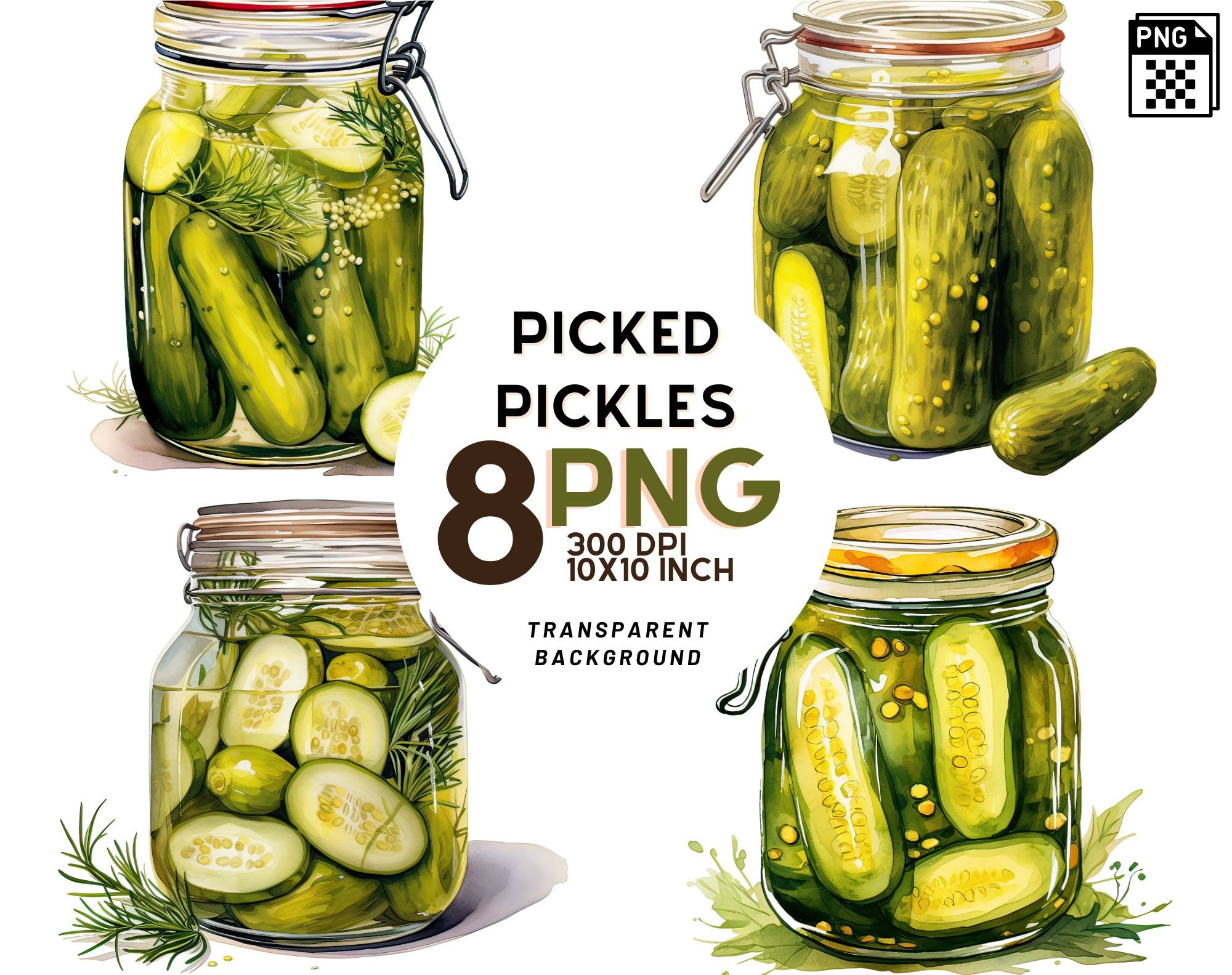 Pickle Jar Clip Art