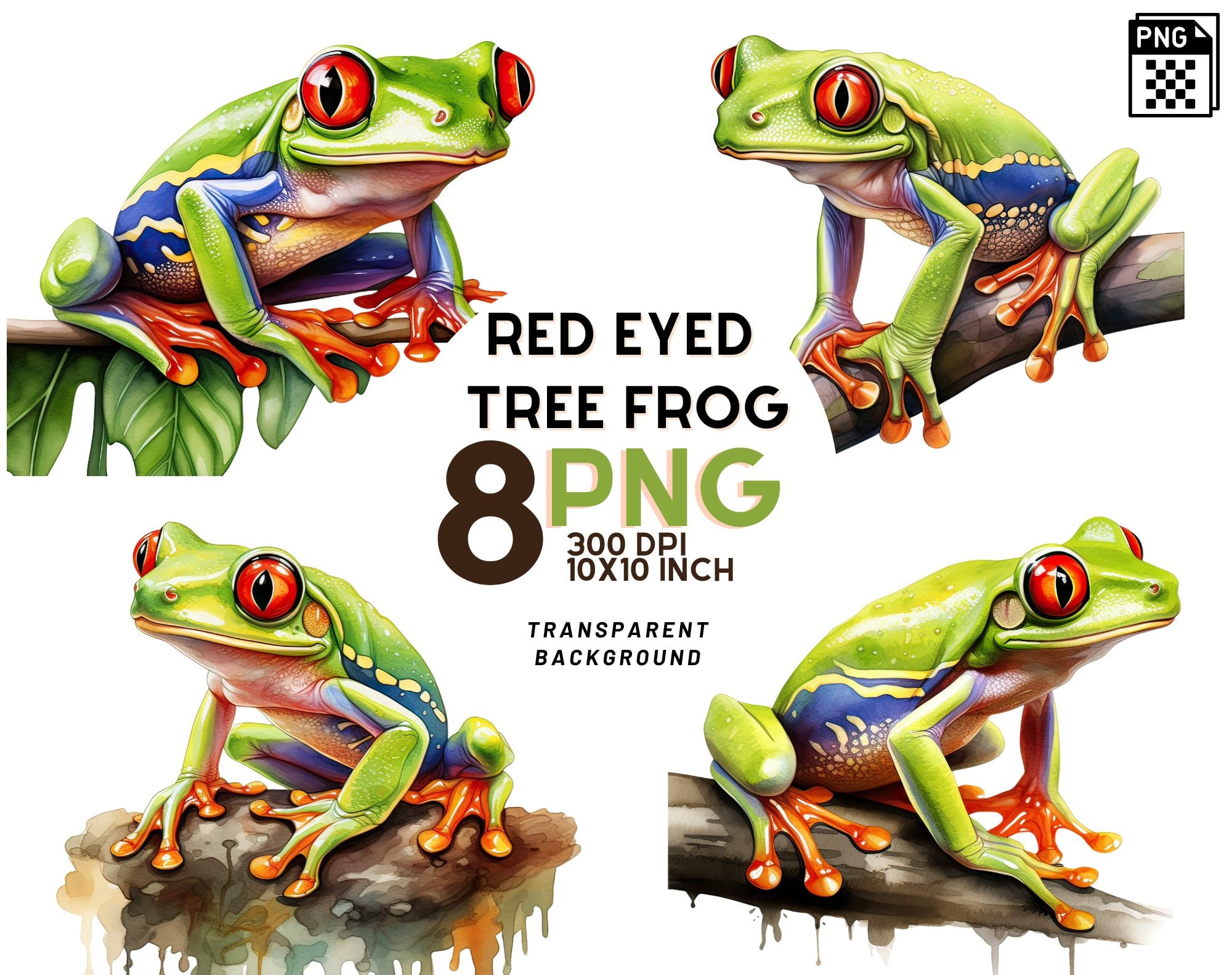 Red Frog Clipart