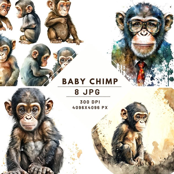 Baby Chimp - Etsy