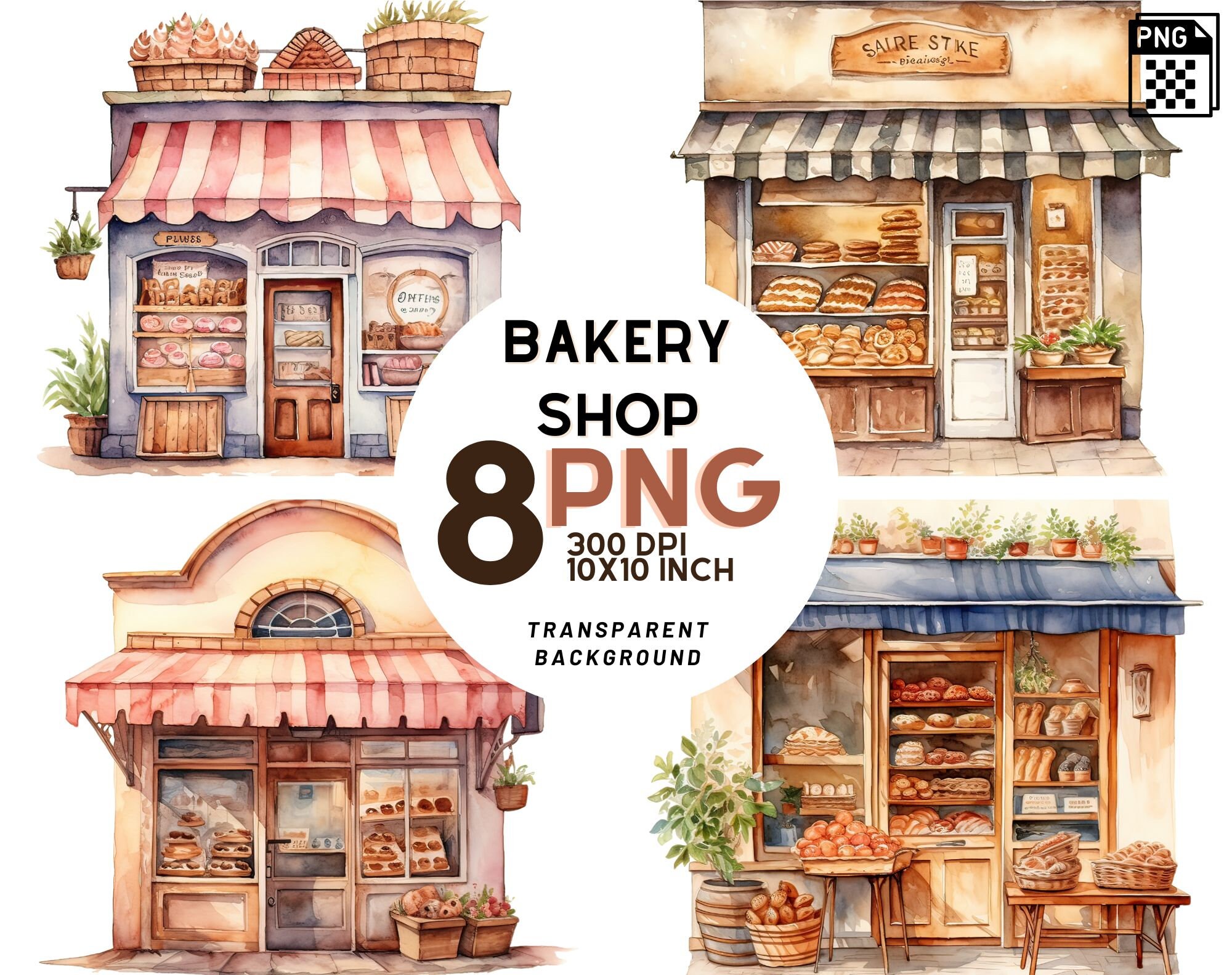 Bakery Building Clipart